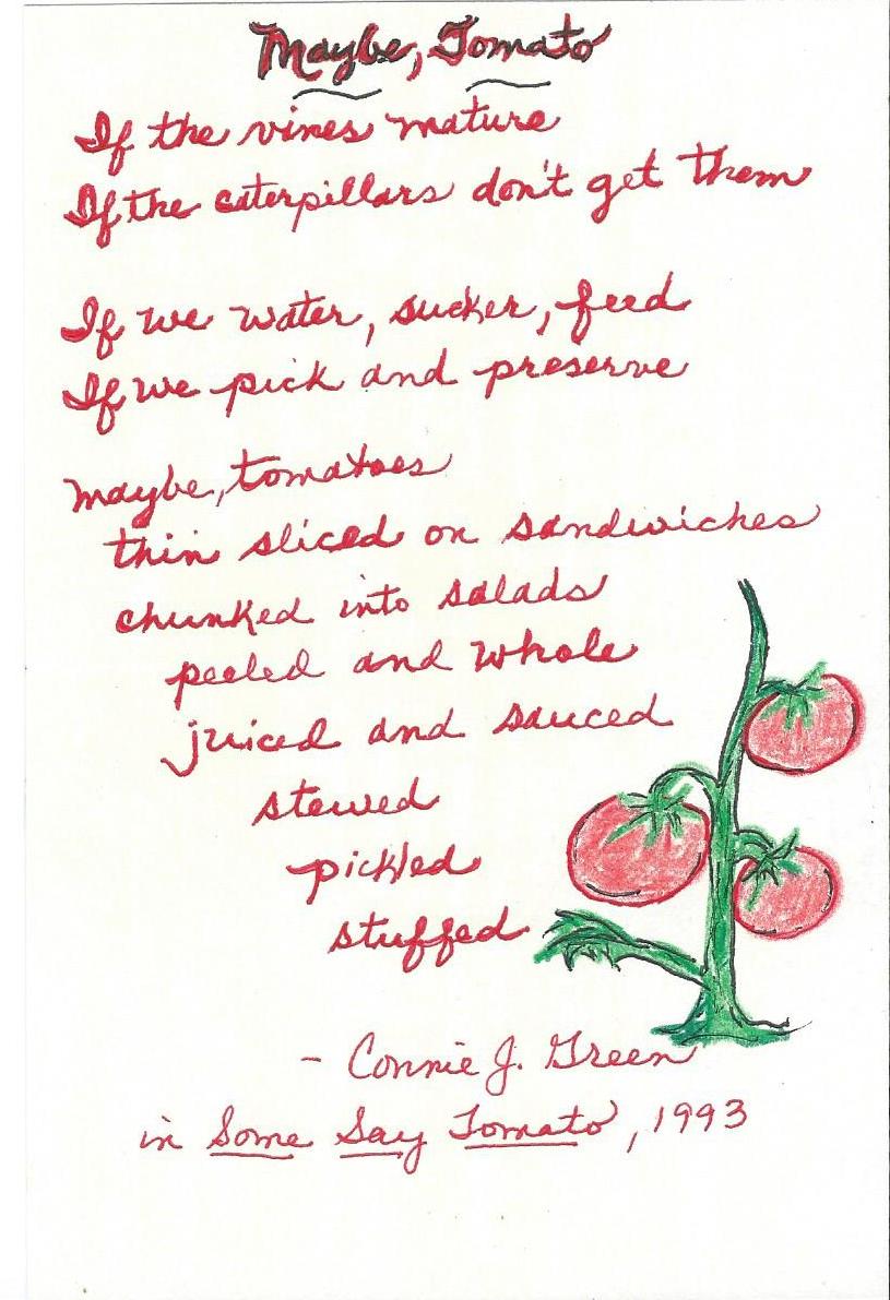 Bayou Poste & Craft: Mail, Tomatoes, Poems :)