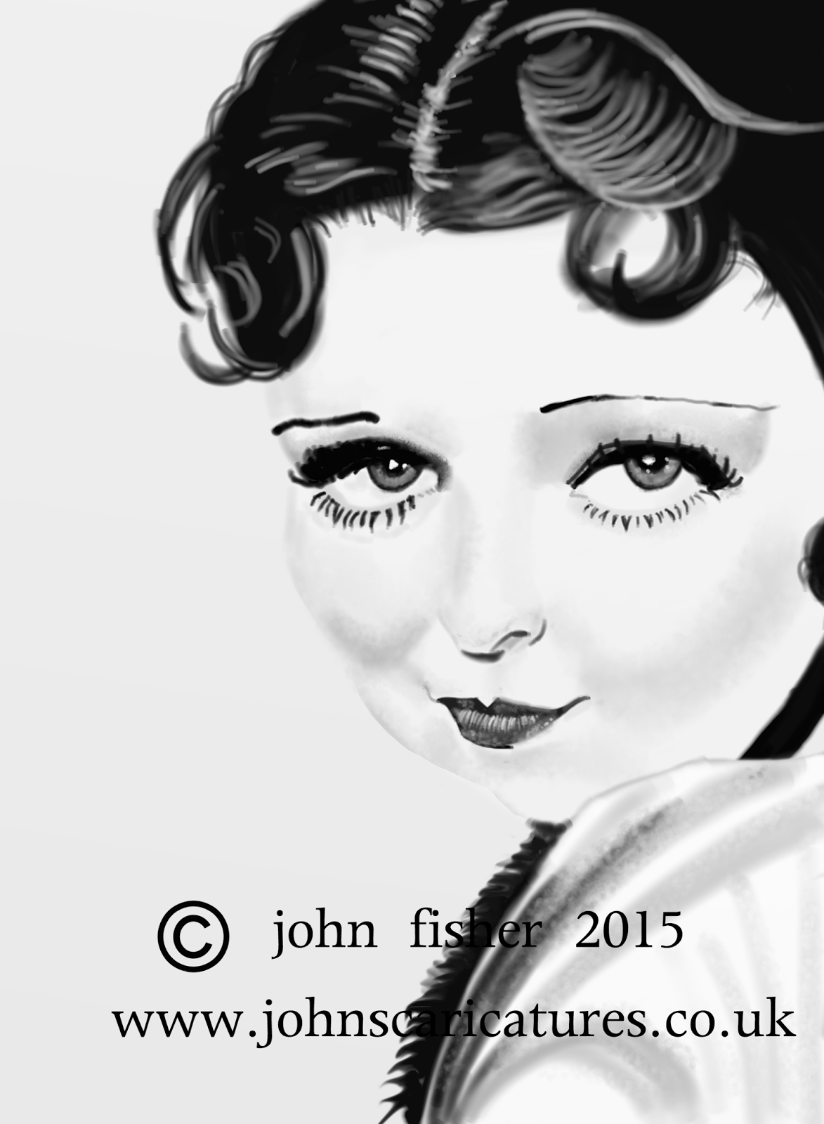 The Art of John Fisher: Clara Bow...