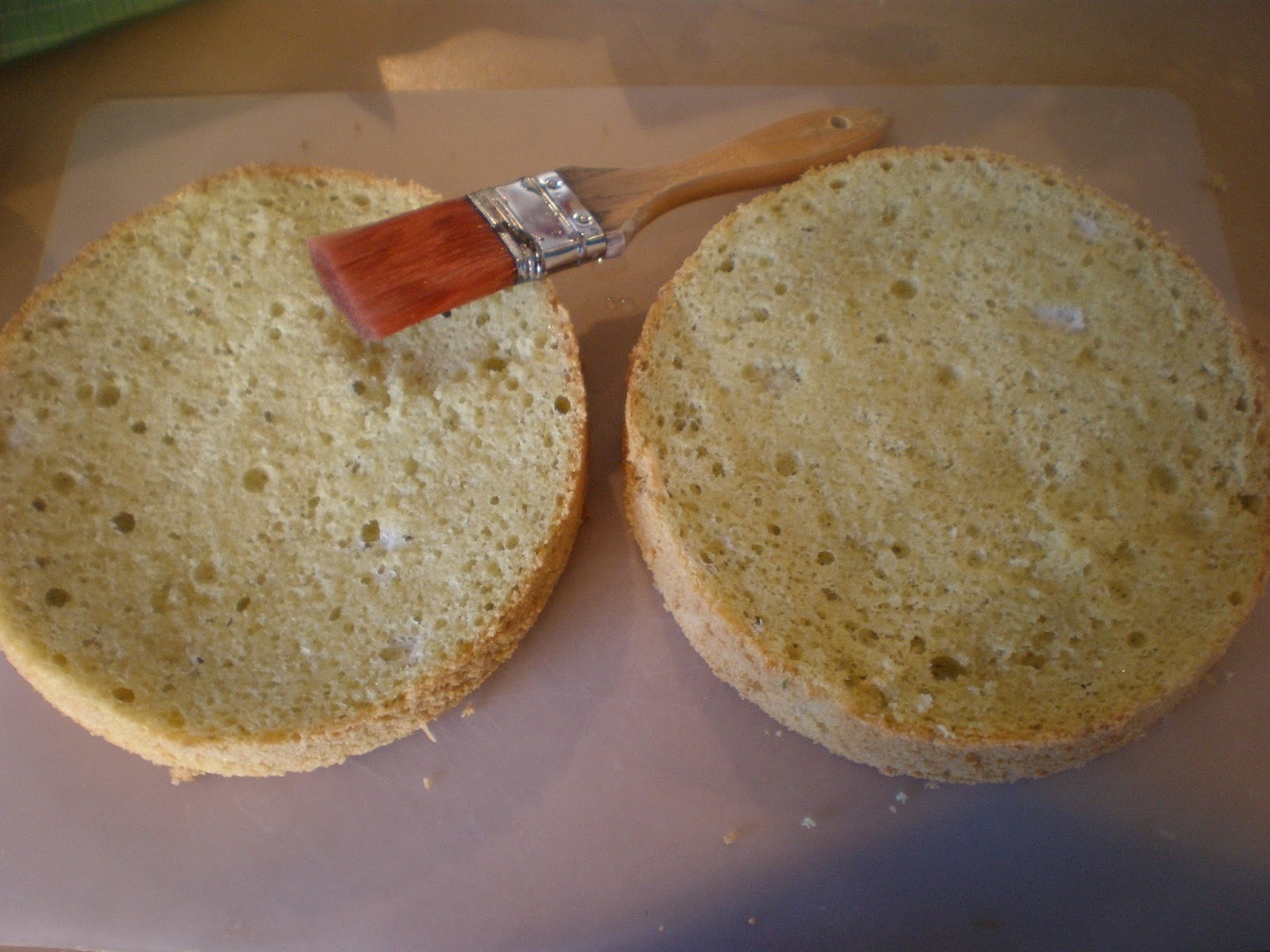 The InTolerant Chef ™: Summer Dreams... Basil and Peach Chiffon Cake