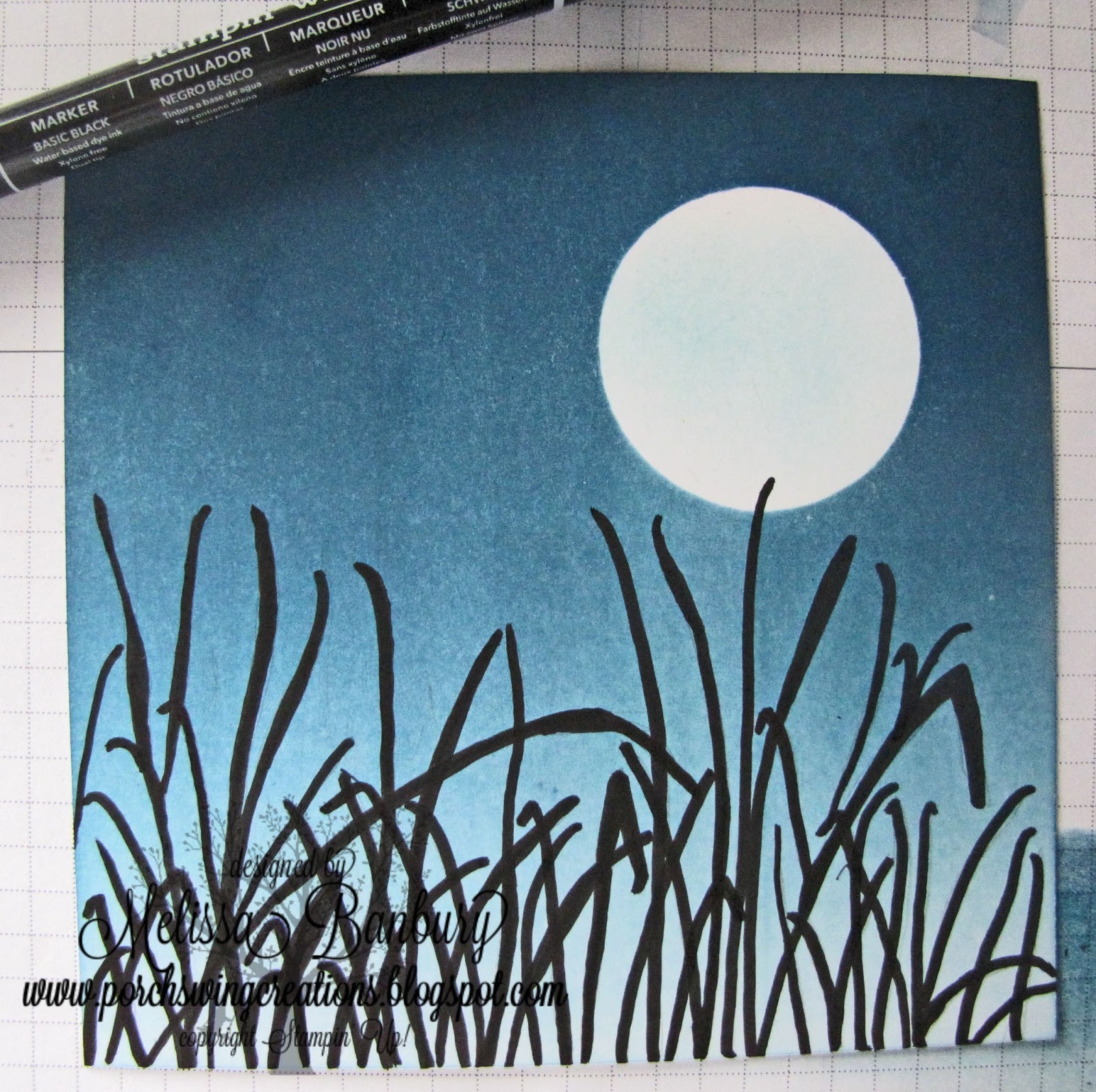 Porch Swing Creations: Night Flutter Marker Layering Tutorial
