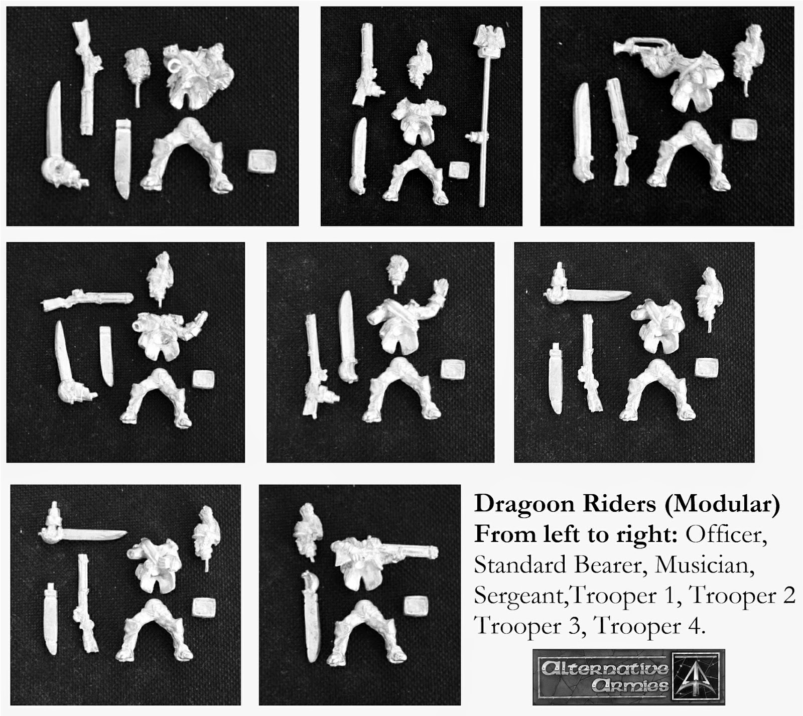 [TMP] "Alternative Armies - Ferach Elf Modular Dragoons parts" Topic