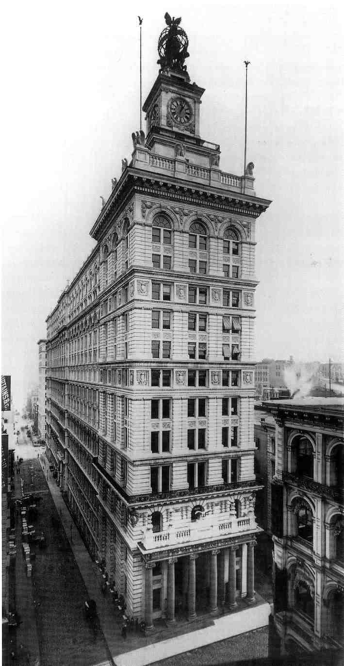 Historia de los Rascacielos de Nueva York: 1894: El Edificio de la New ...