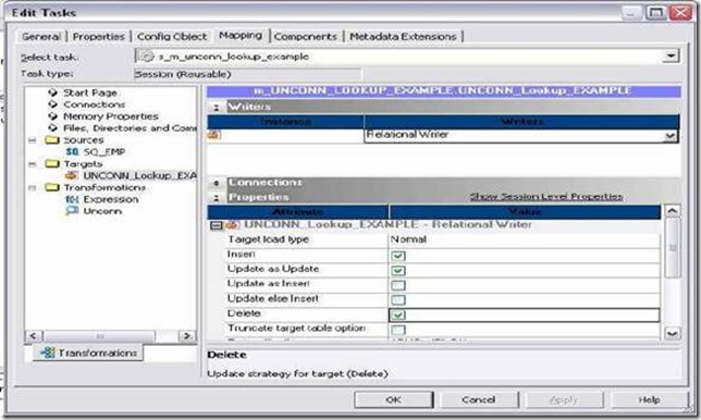 Informatica Tutorial: Update Strategy Transformation