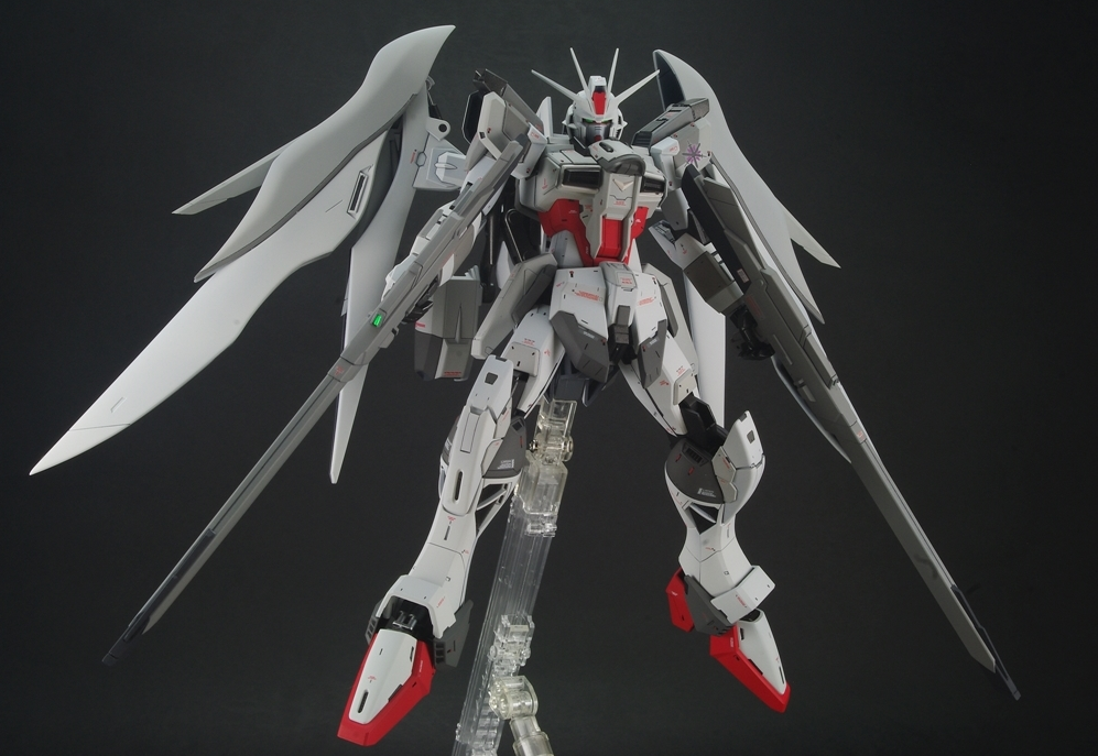 GUNDAM GUY: MG 1/100 Impulse Gundam Blanche - Custom Build