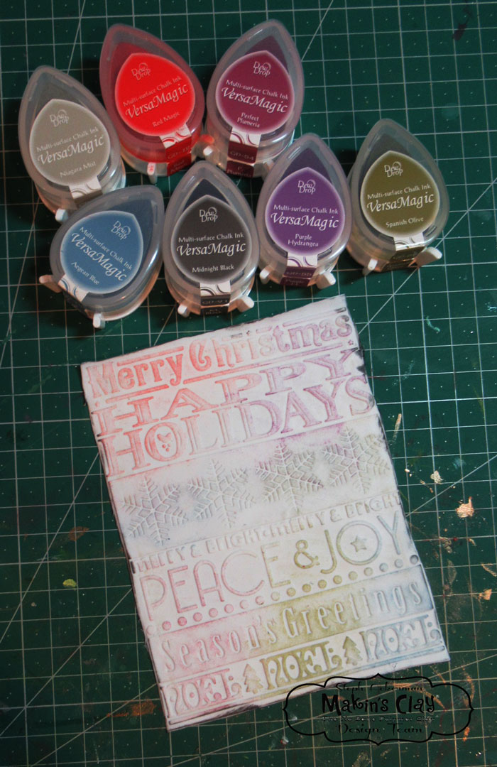 Live Laugh Scrap with Steph Ackerman: Creating cards with Makin's Clay