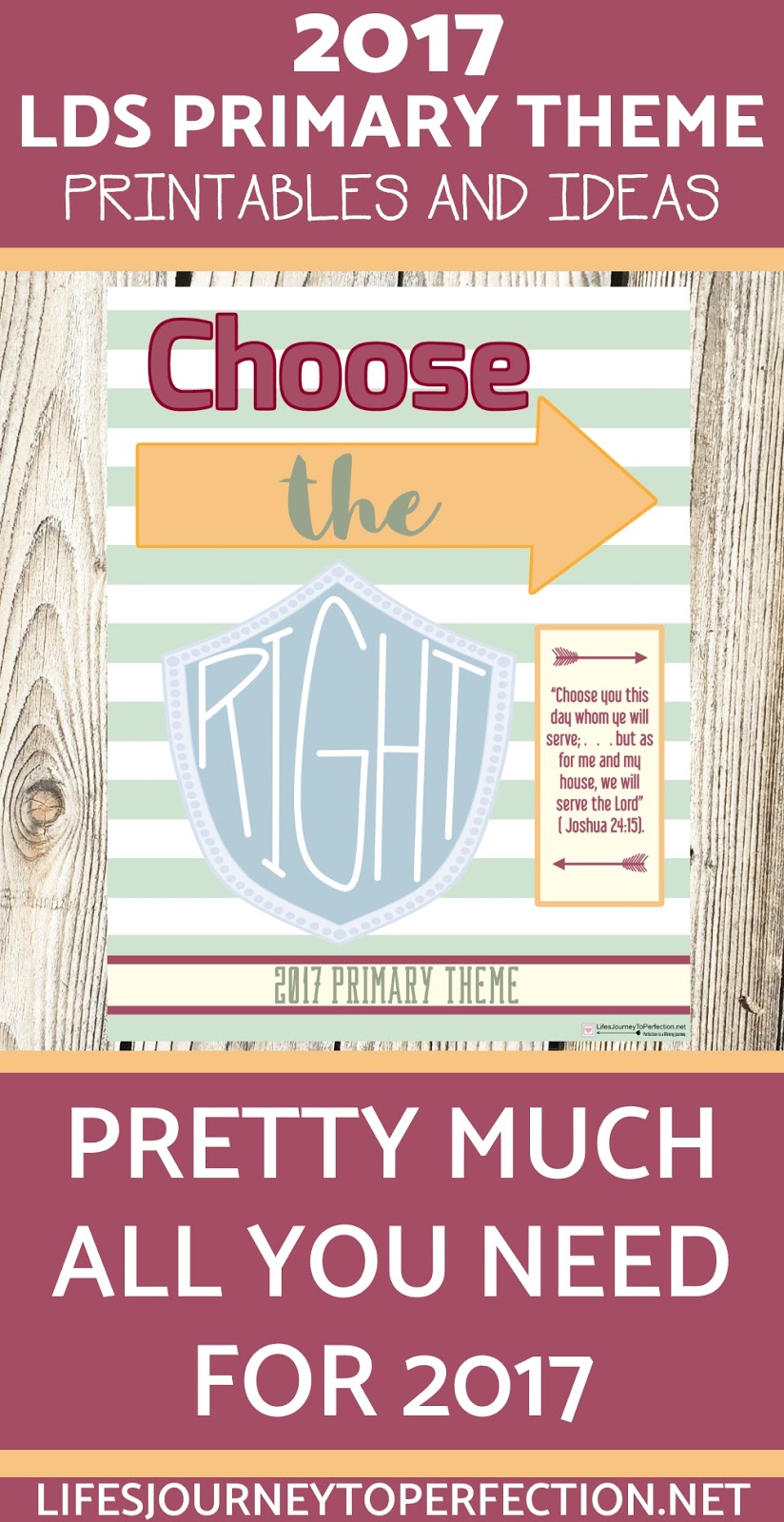 Life's Journey To Perfection: All You Need for 2017's LDS Primary Theme ...