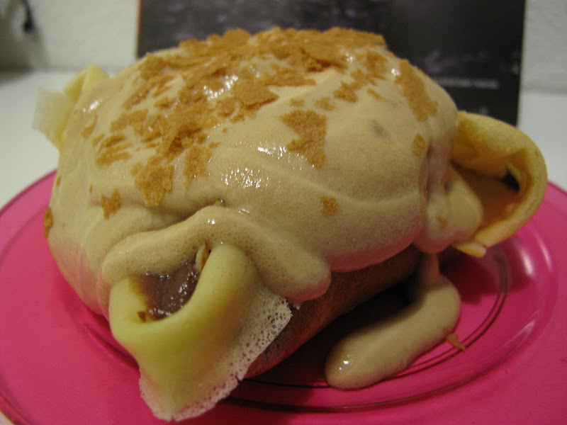 Gourmandises HomeCooked: Dessert:Crêpes truffon au chocolat noir, glace ...