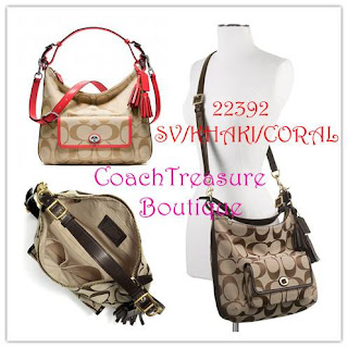 COACHTREASURE BOUTIQUE: COACH LEGACY SIGNATURE COURTENAY HOBO#22392 SV ...