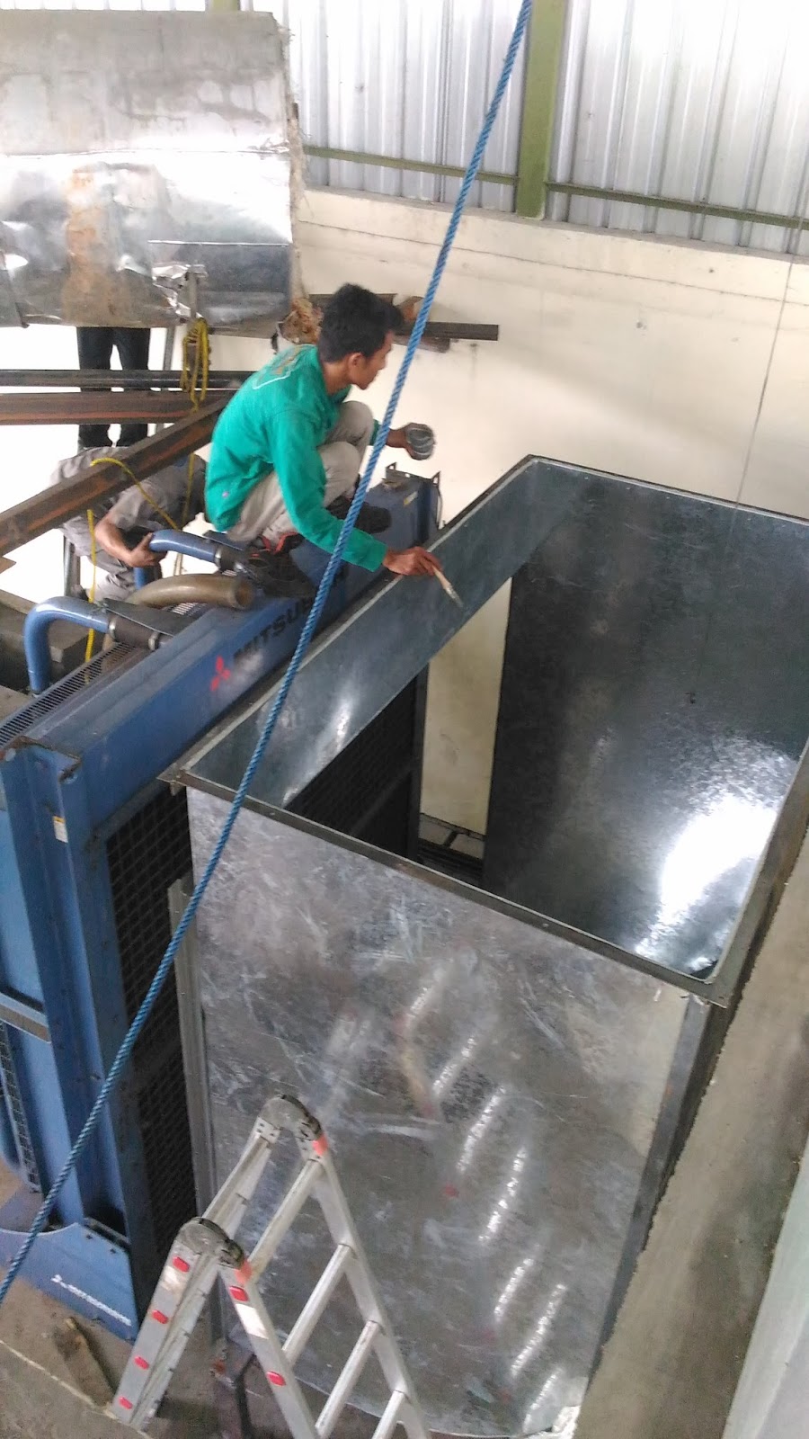 Jasa Instalasi Ducting Jogja,Solo: Pekerjaan Ducting Exhaust Radiator ...