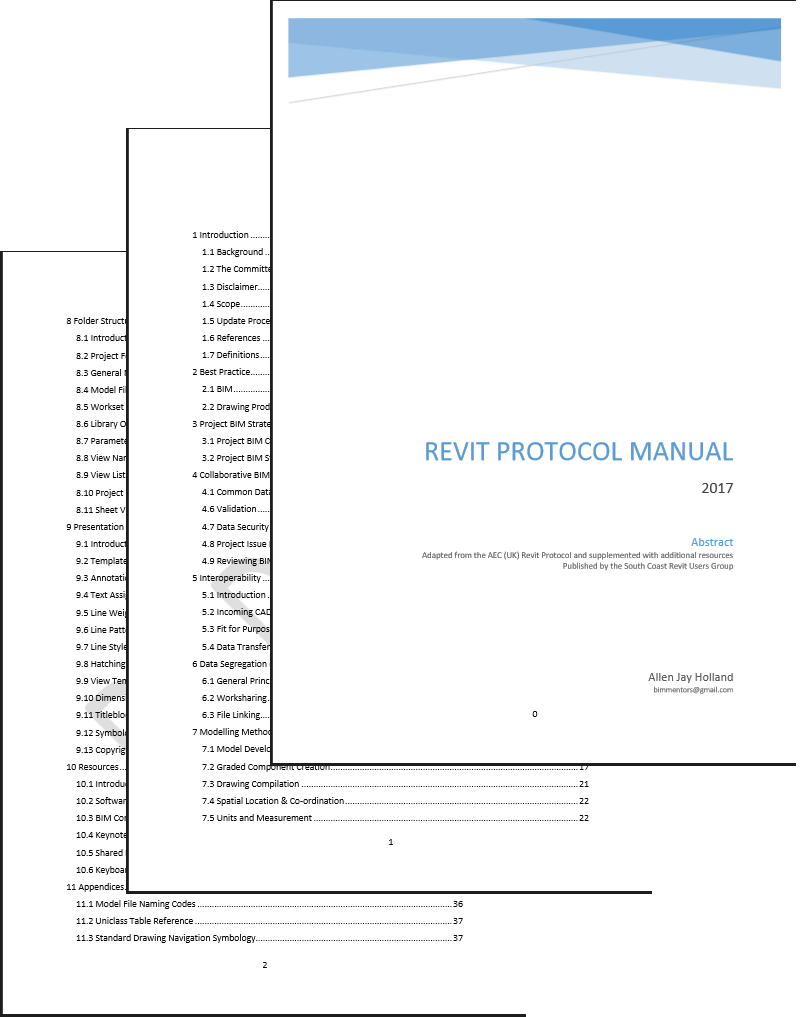 BIM Aficionado: Revit Protocol Manual