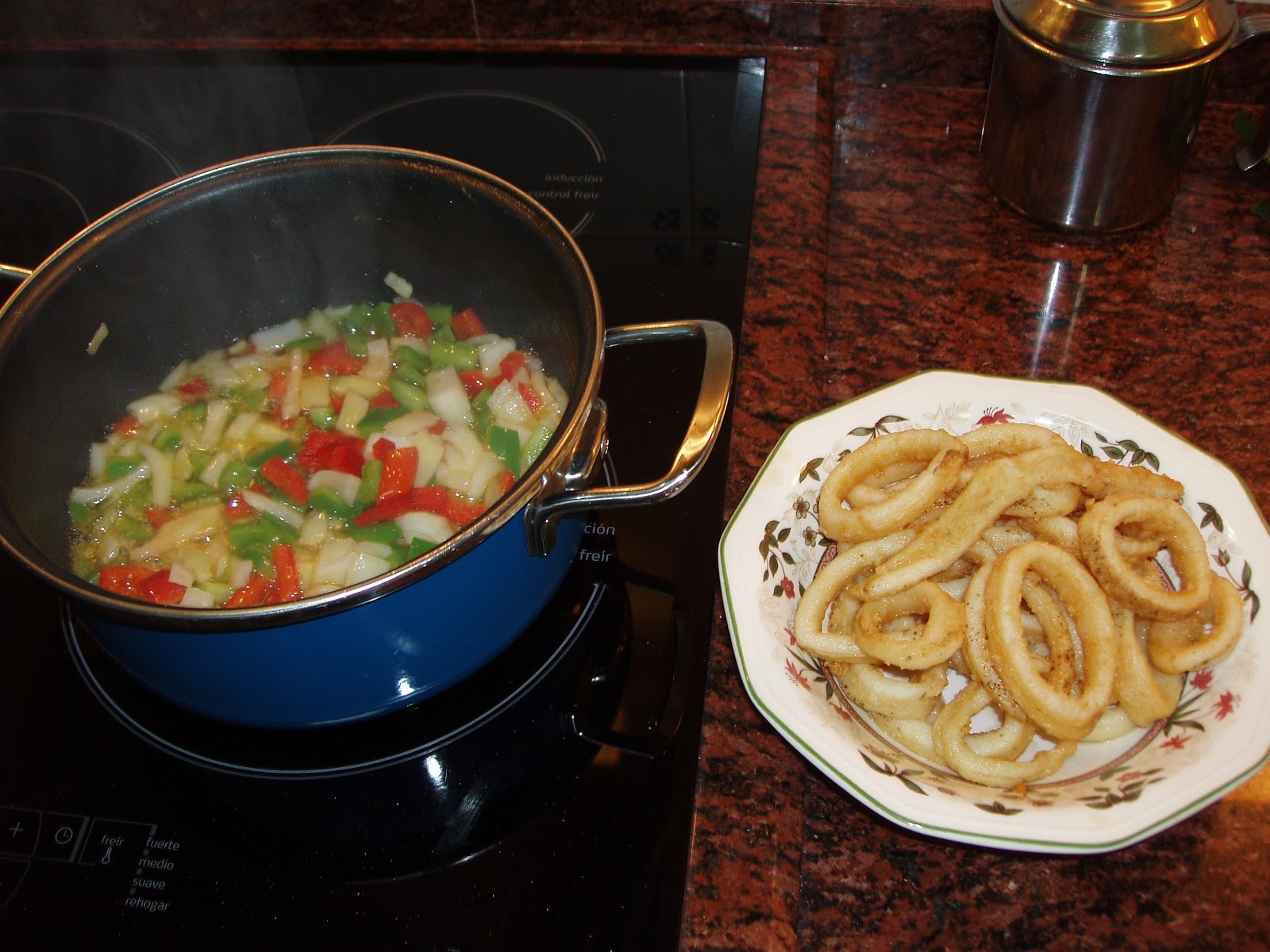 POTAJE DE CHAYOTAS: POTAS EN SALSA