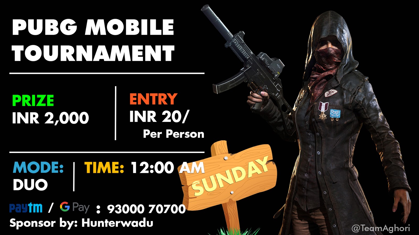 PUBG Mobile Tournament India Sunday - 10 February 2019
