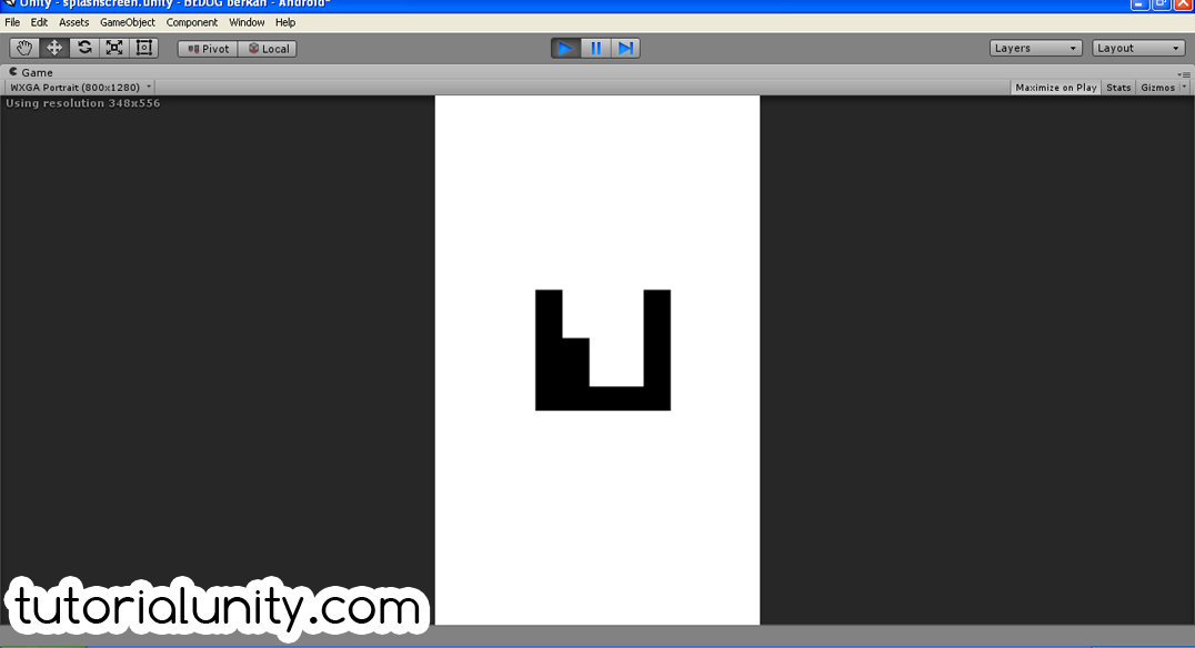 how to make splash screen/loading screen in unity - TutorialUnity