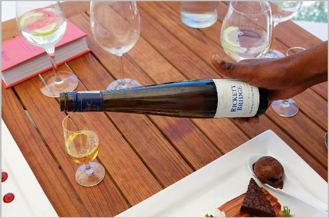 .: Lunch at Paulina's, Rickety Bridge in Franschhoek