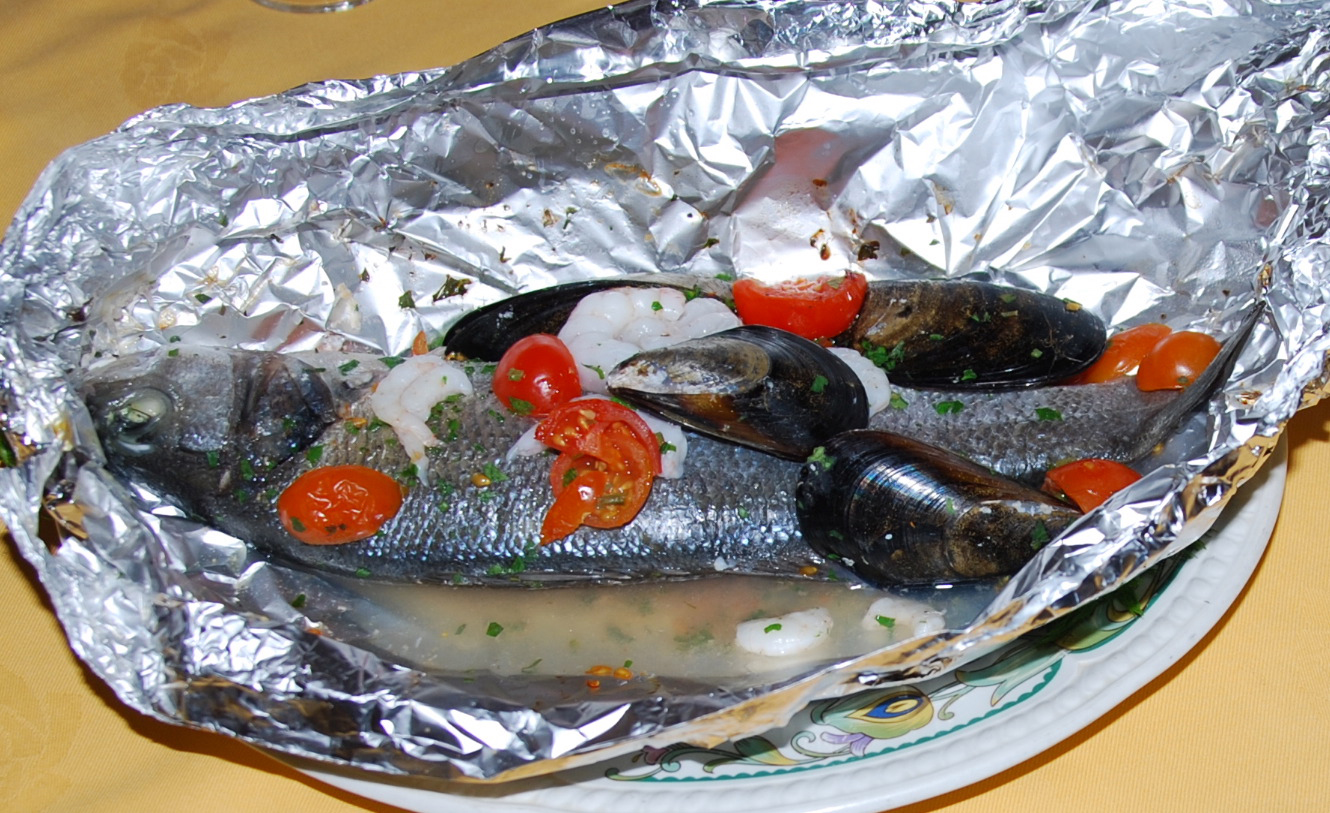 PESCE AL CARTOCCIO (Fish in a bag) | All Things Sicilian and more