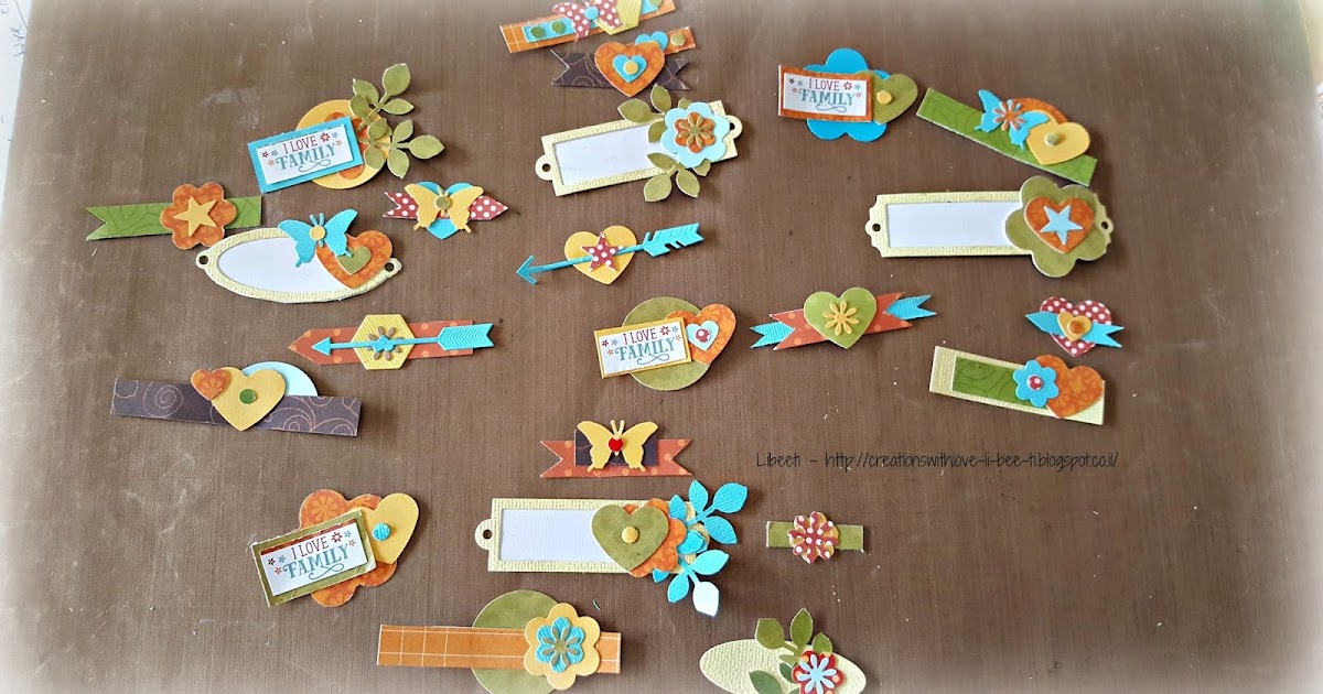 Creation with love: All that scraps - DIY embellishments