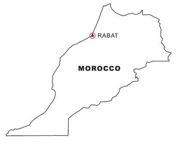Morocco map coloring | COLOR AREA
