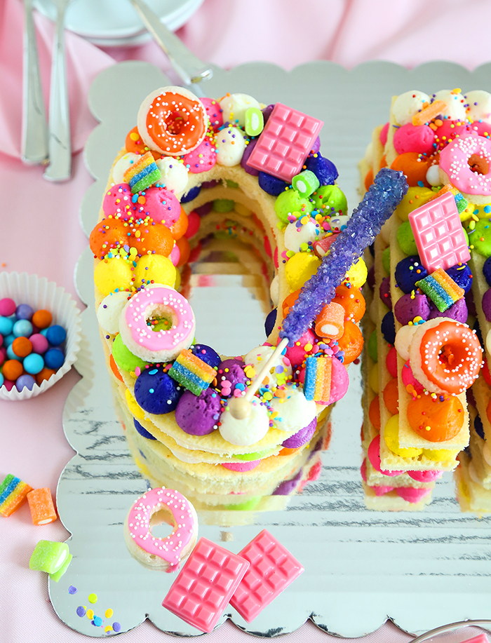 OMG Letters Cake | Sprinkle Bakes