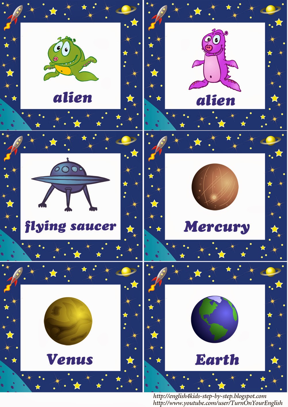 Two Aliens. Song for Children about Cute Aliens