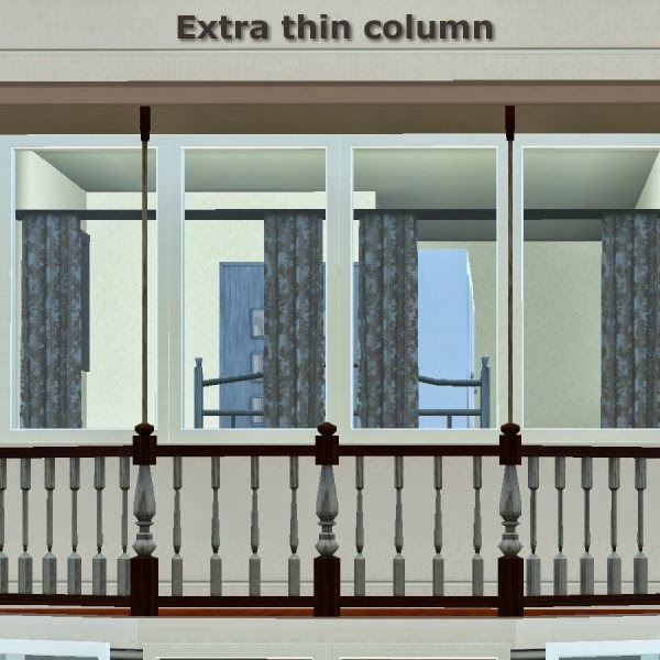 Simming in Magnificent Style: Extra thin column