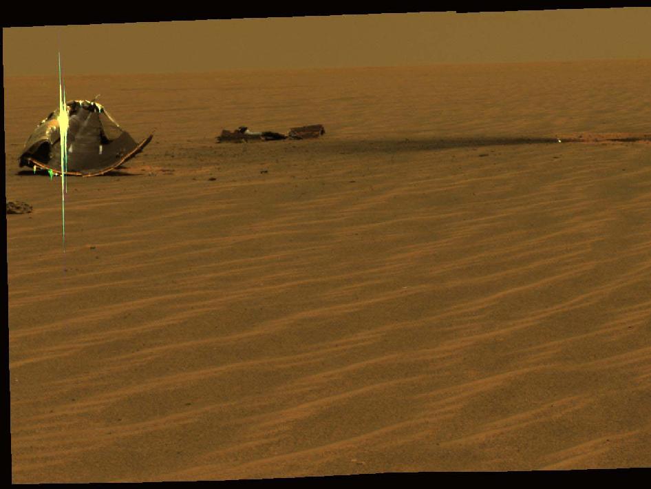 Suburban spaceman: NASA Mars Rover: Opportunity's Heat Shield