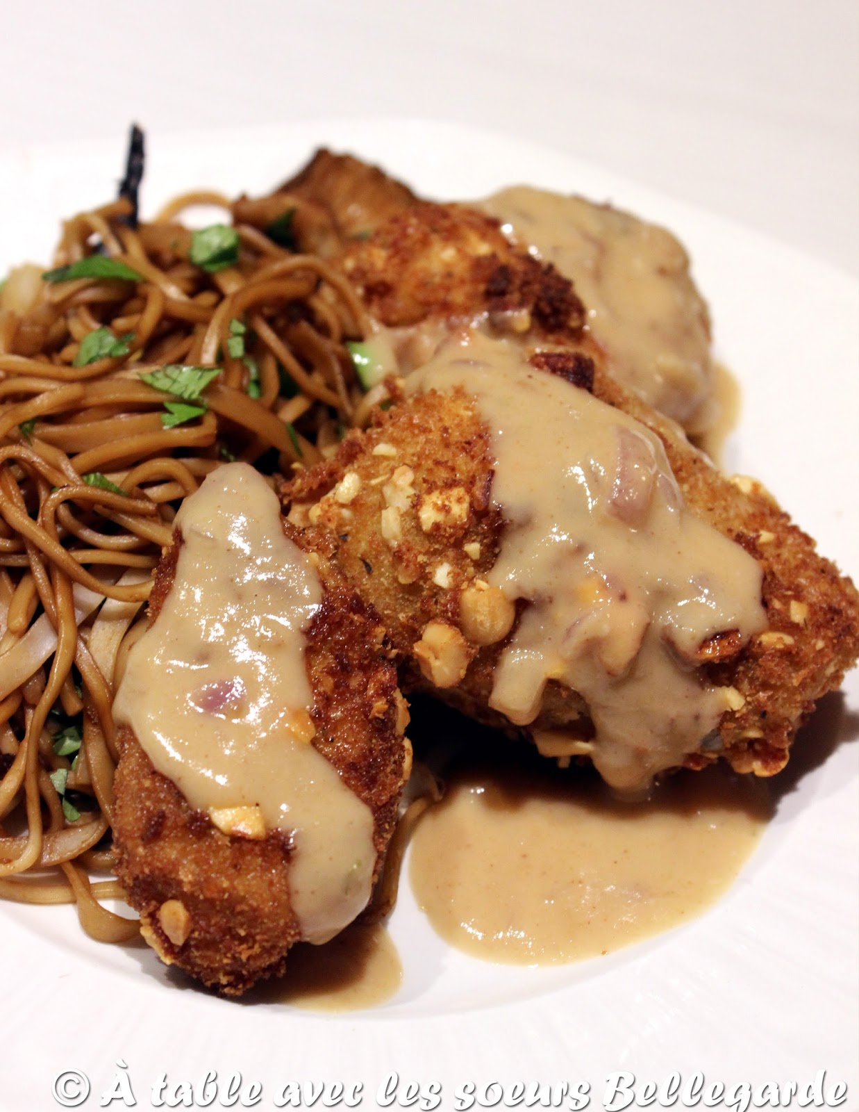 À table avec les soeurs Bellegarde: Médaillons de porc frits aux ...
