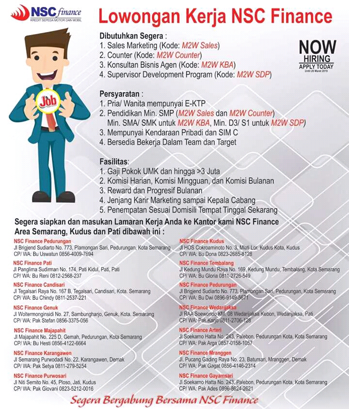 Nsc Finance Majapahit Semarang: Maret 2019