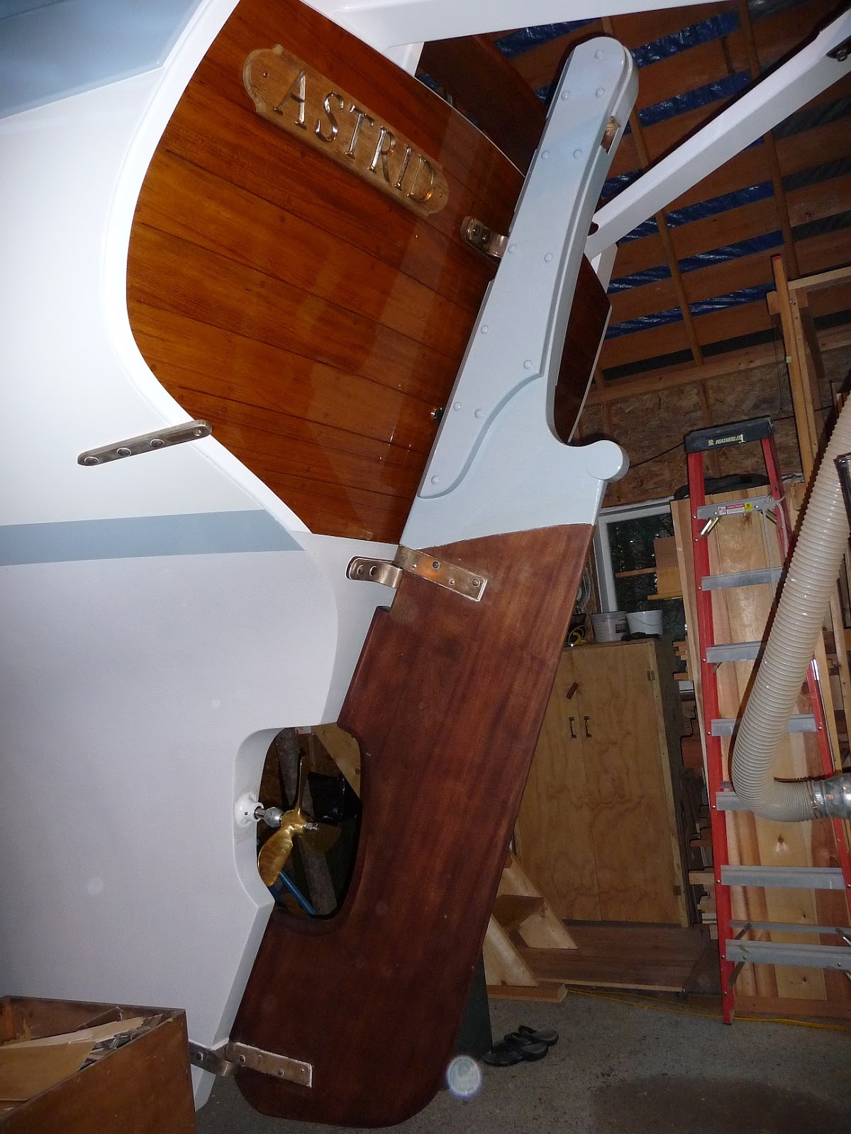 Building a 34 ft Lyle Hess Falmouth Cutter: Rudder Part II