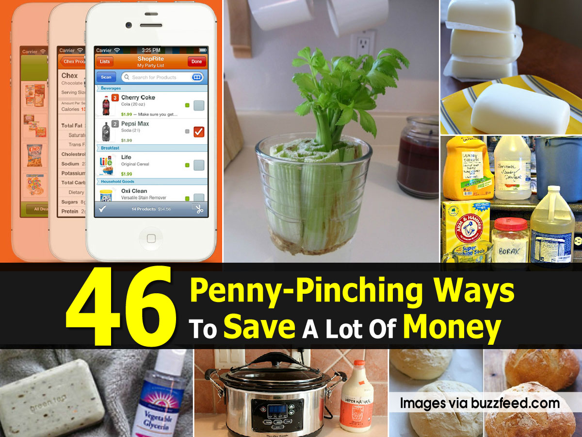 46 Penny-Pinching Ways To Save A Lot Of Money - Handy DIY