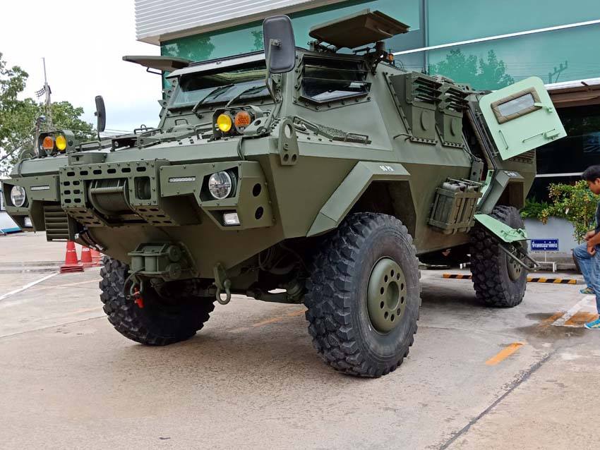 AAG_th บันทึกประจำวัน: ไทยเปิดตัวรถหุ้มเกราะล้อยาง HMV-420 สร้างใหม่ ...