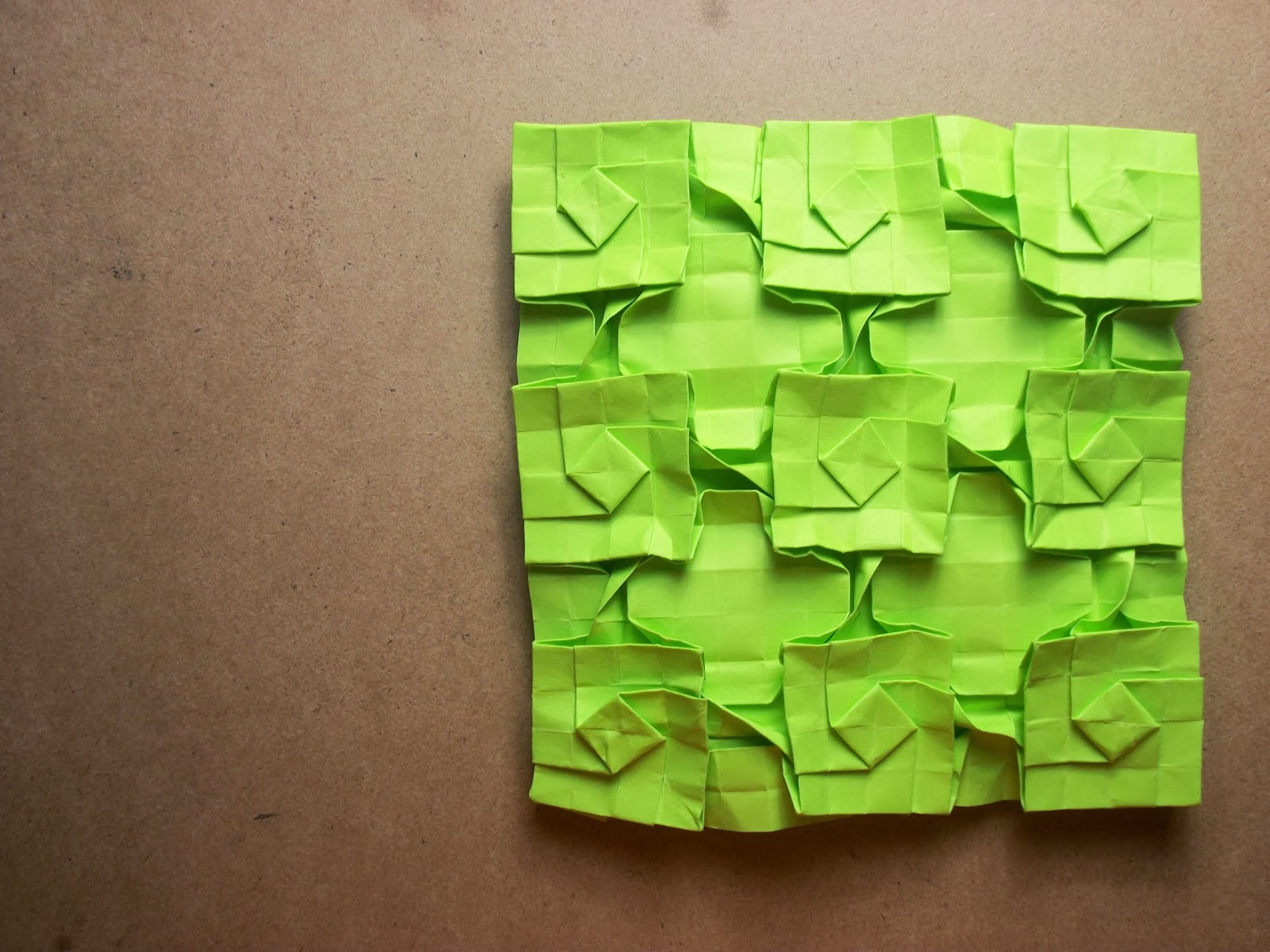 Yey! Origami: Crease Pattern, Flowing Rivers Tessellation