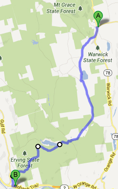 Massachusetts Walking Tour: HIKE 3 - Warwick Town Hall to Erving ...
