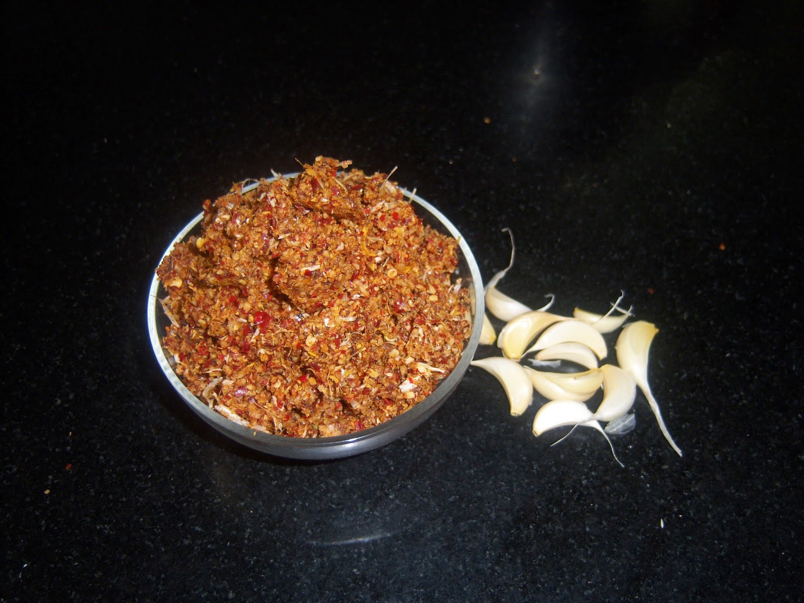 Chilli Garlic/Vellulli Karam - another version - E.A.T. easyvegrecipes
