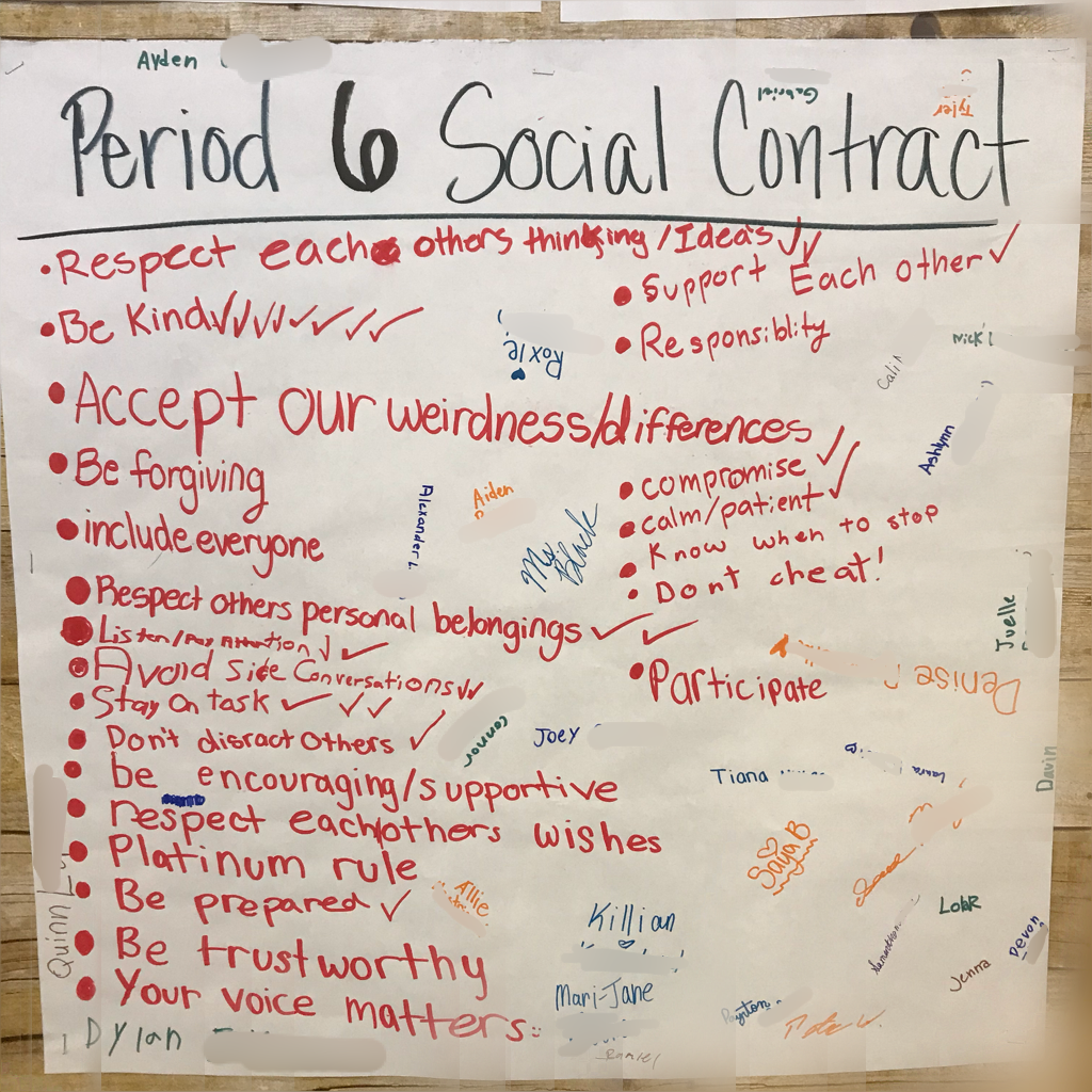 6th Grade Language Arts: Social Contracts