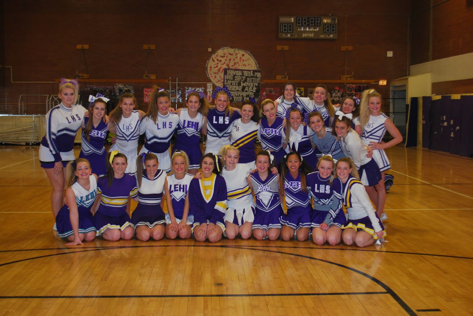 LEHI HIGH SCHOOL CHEER: 2014-2015 CHEER TEAM PHOTOS