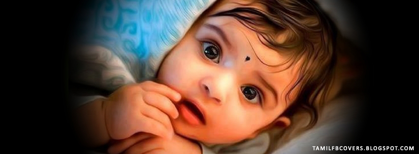 My India FB Covers: Cute Indian baby - Babies FB Cover