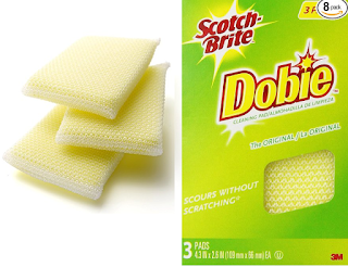 24ct Scotch-Brite Dobie All-Purpose Scratch Free Sponge Pad $11.16 (Reg ...