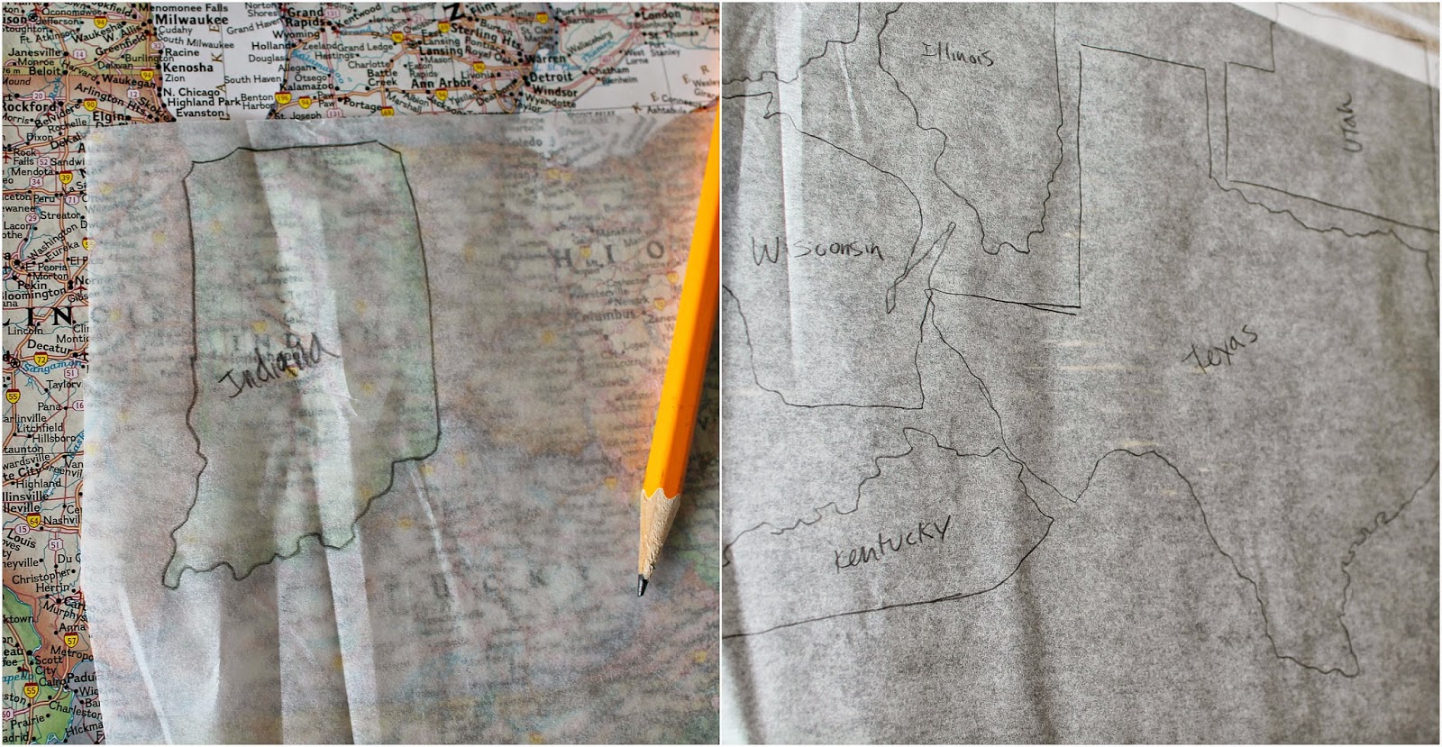The Family Travels map