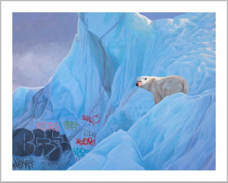 INSIDE THE ROCK POSTER FRAME BLOG: Josh Keyes Spray Print Release By ...