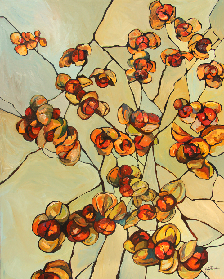 Jessie Townsdin Stolzman works in paint: Bittersweet II