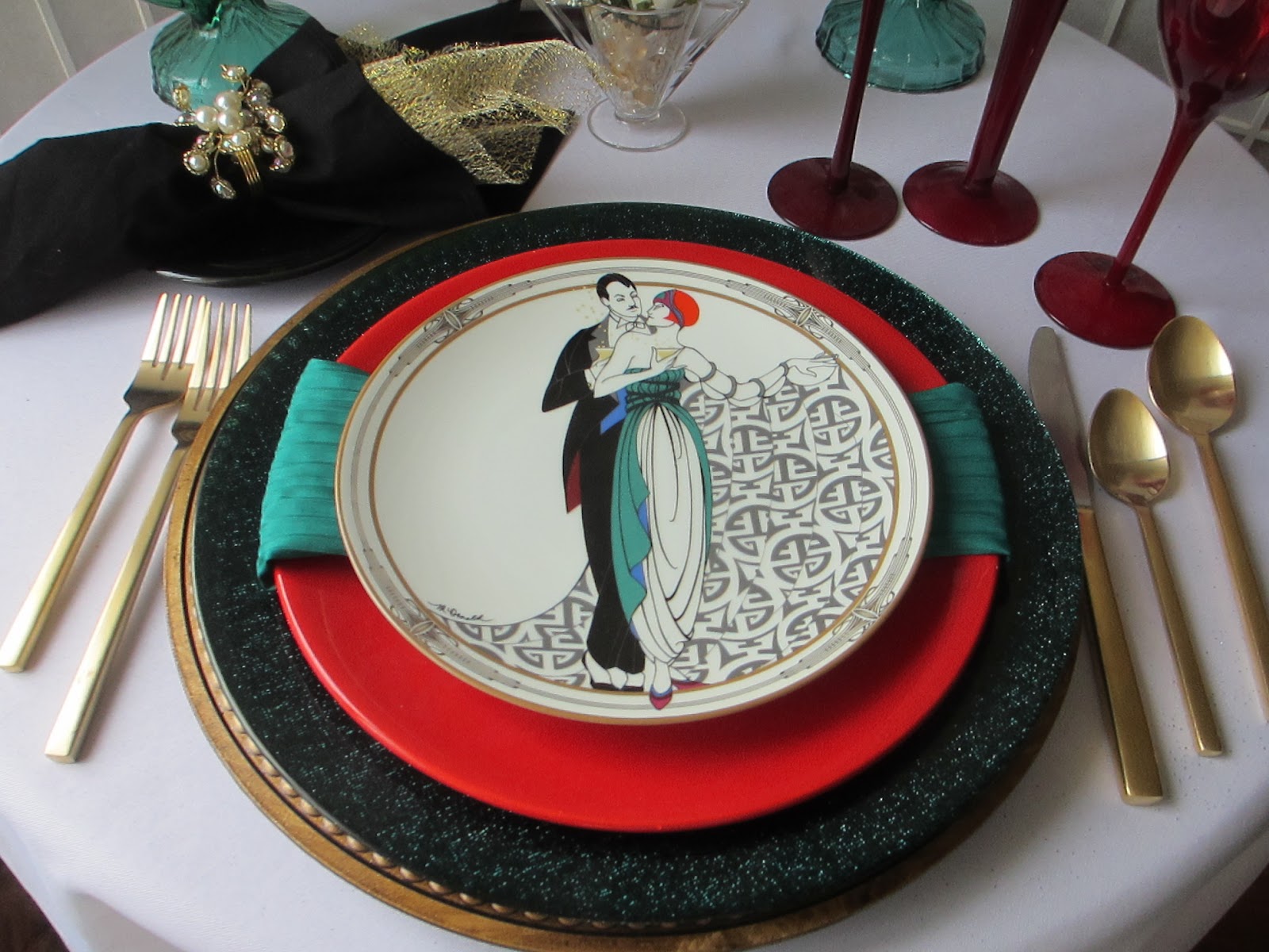 Table for One: Art Deco Table for One #4