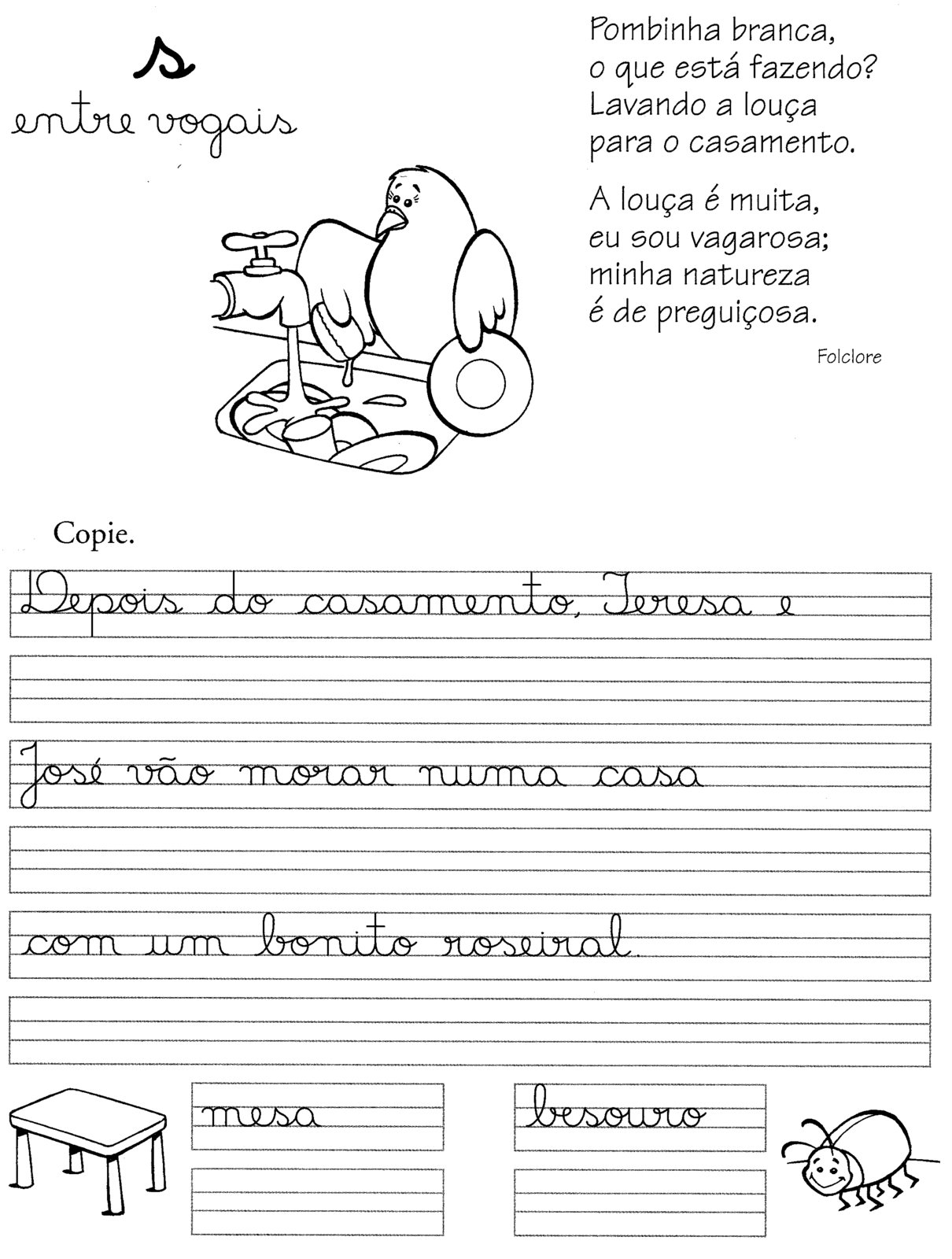 BLOG PROFESSOR ZEZINHO: 57 ATIVIDADES DE CALIGRAFIA - TREINO DA CALIGRAFIA