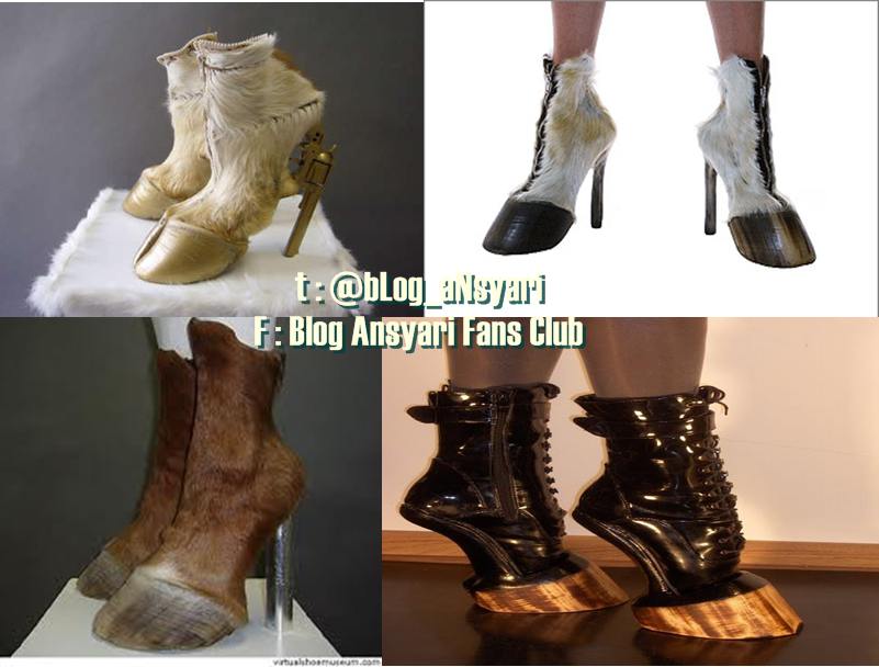 Desainer Rancang Sepatu Unik dari Kaki Kuda