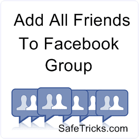 Add All Friends To Facebook Group By Single Click - 2015 | TECHI TRIX