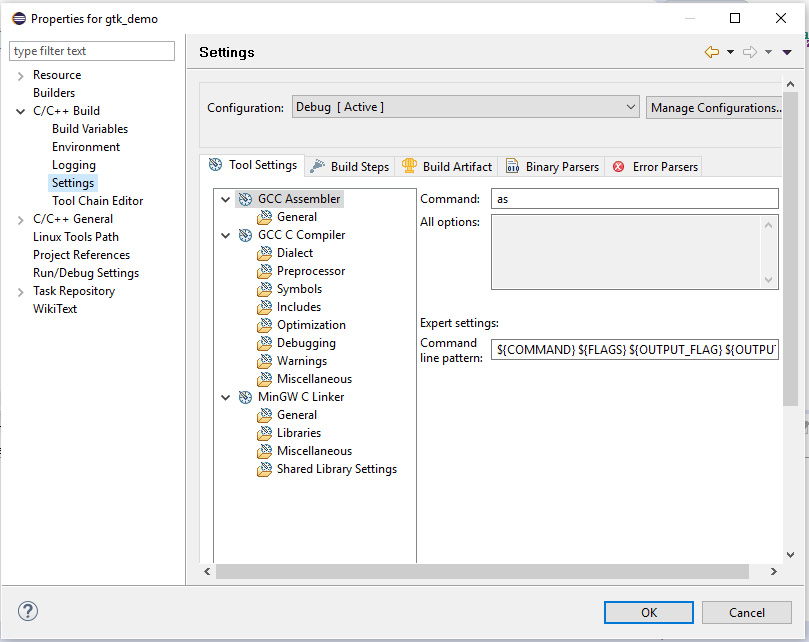 Gtk - How to Configure GTK+ Library in Eclipse | KnowledgeHubKH