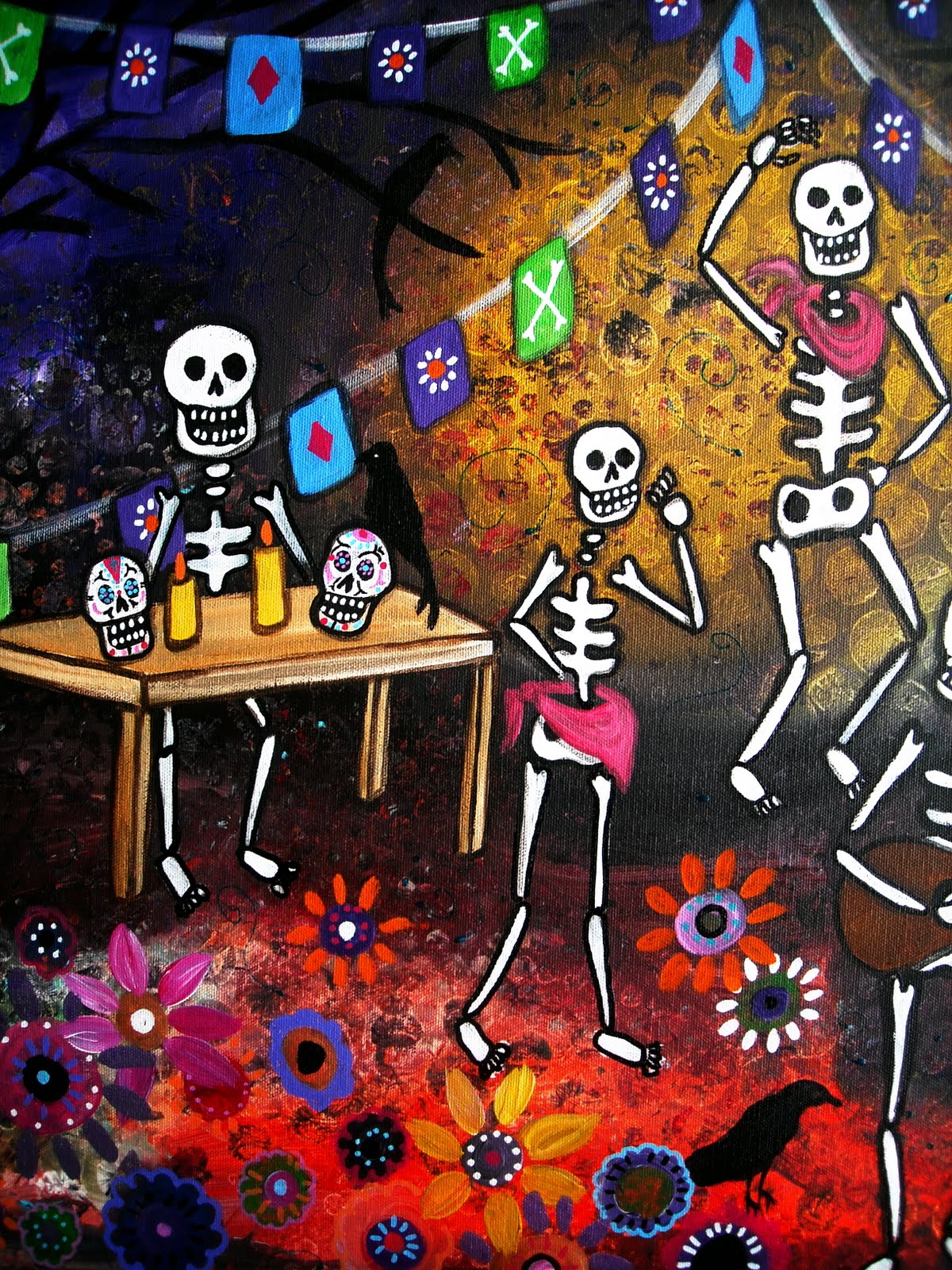 Gallery of Modern Folk Artist Pristine Cartera-Turkus: MEXICAN FIESTA ...