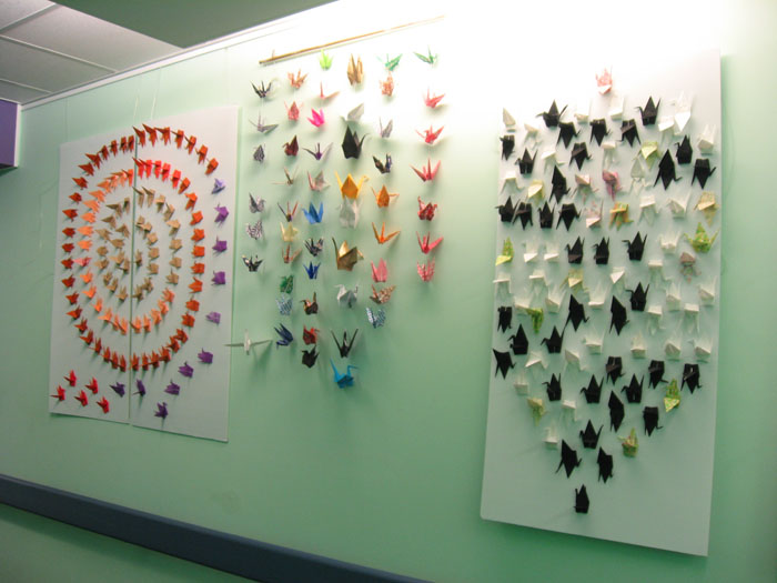 Fold with Love - 1000 paper cranes: Origami Panels