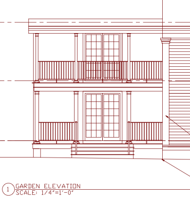 An Urban Cottage: Back Porches
