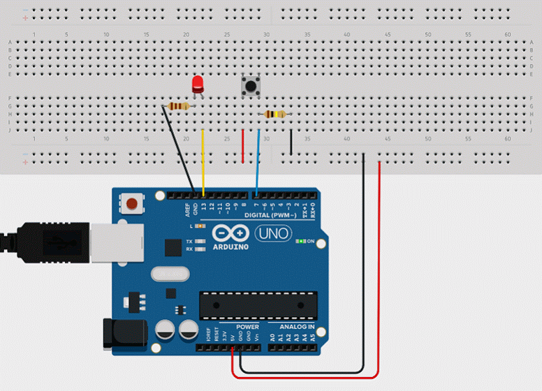 Controla El Mundo Con Arduino Encender Un Led Con Un Botón En Arduino