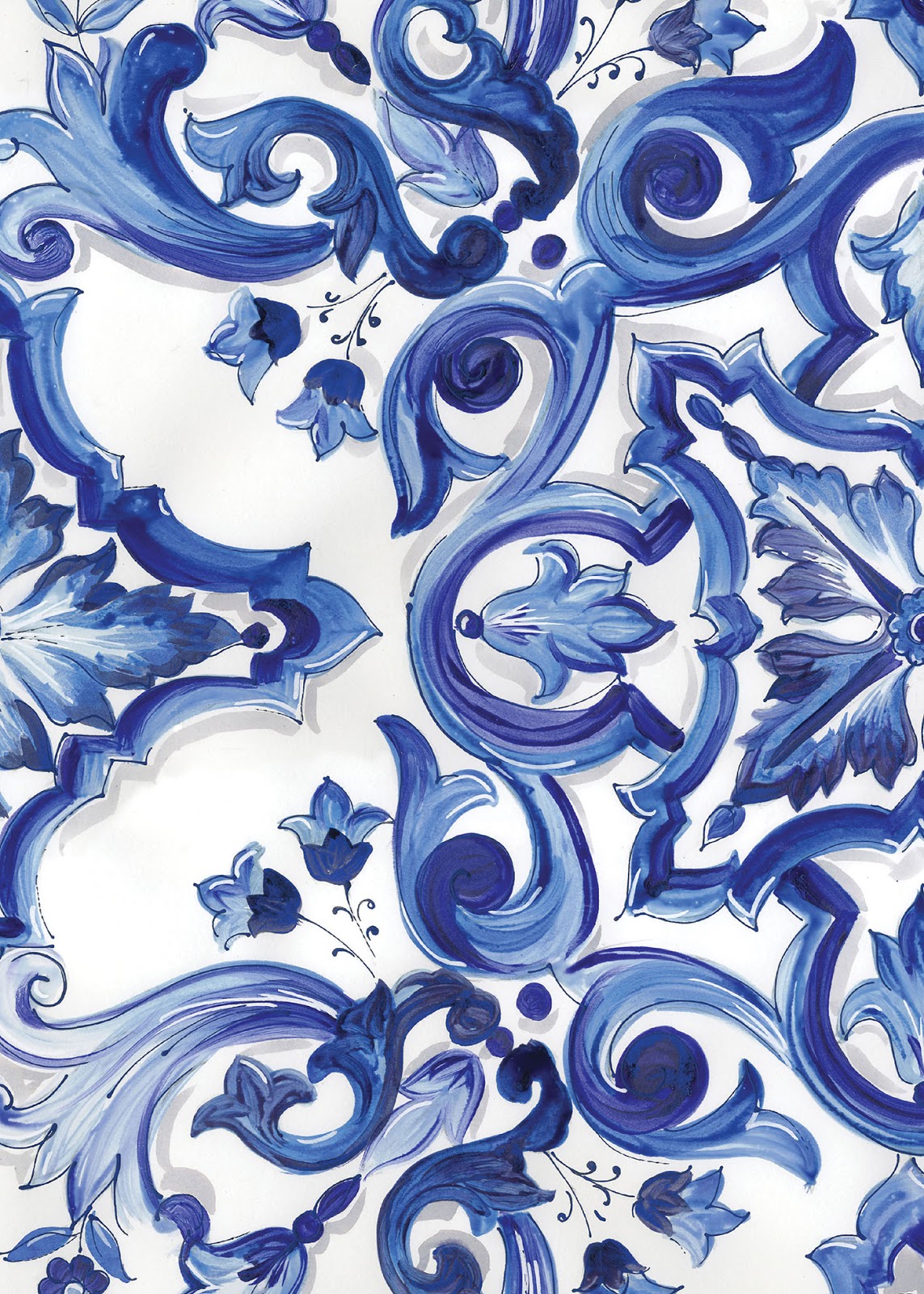Dolce & Gabbana Blue Print | design for STYLE